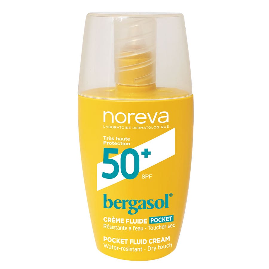 Bergasol Invisible Fluid Cream SPF50+ Pocket 30ml (1.01 fl oz ...