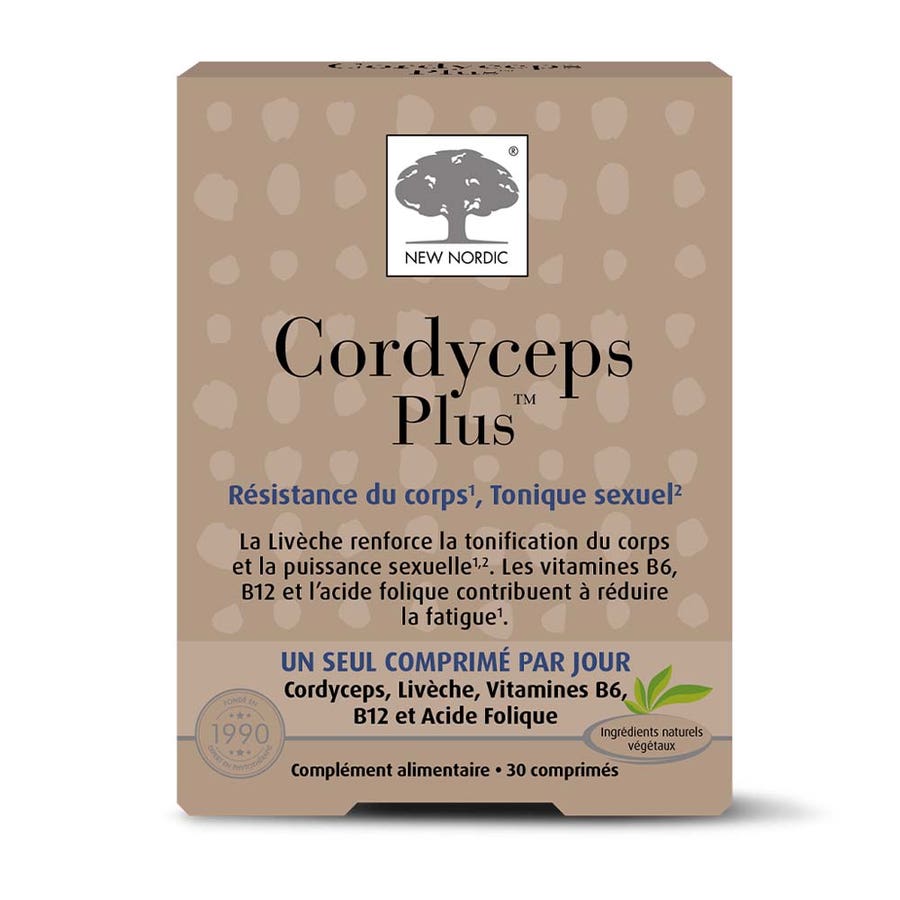 New Nordic Cordyceps Plus 30 Tablets – FrenchBeautyHub