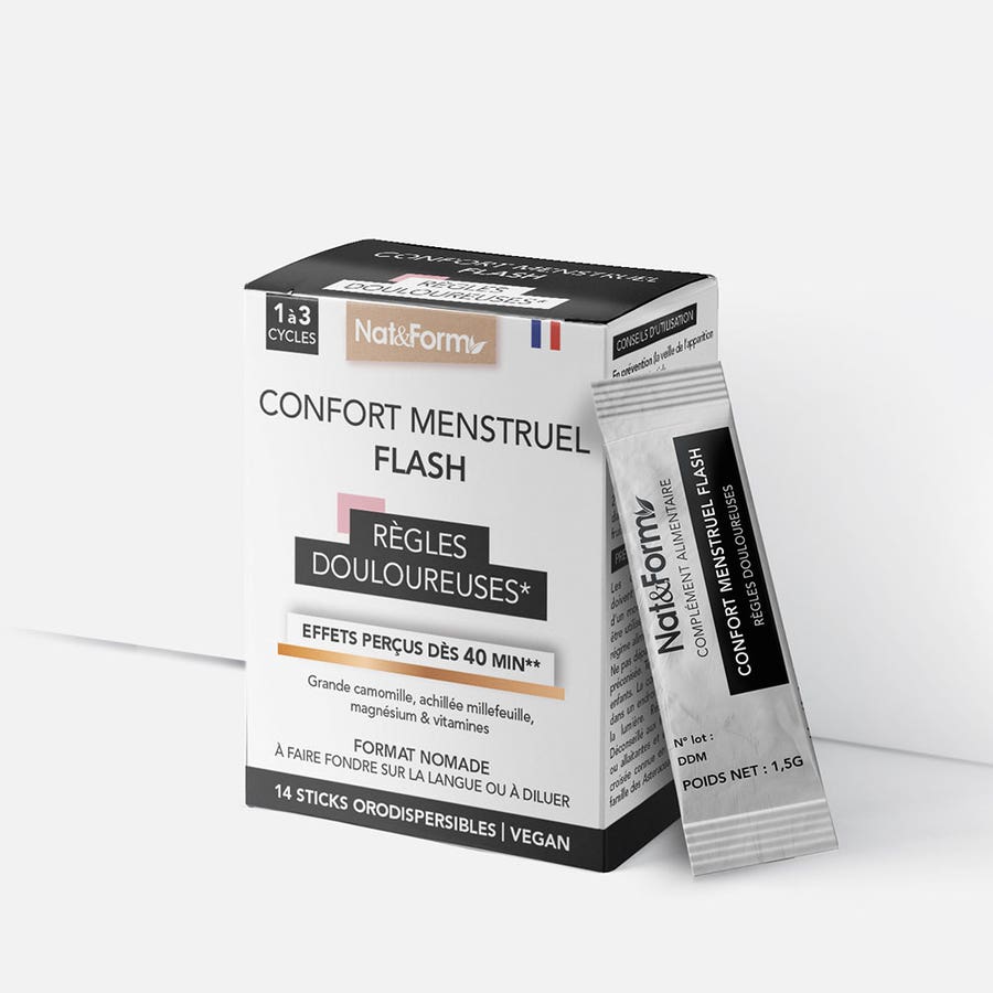 Nat&Form Mensural Comfort Flash 14 sticks – FrenchBeautyHub