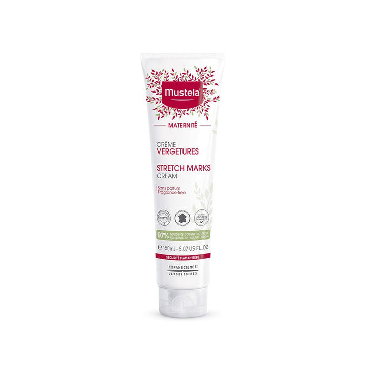 Mustela Perfume-free Stretch Marks Prevention Cream 150ml (5.07fl oz ...