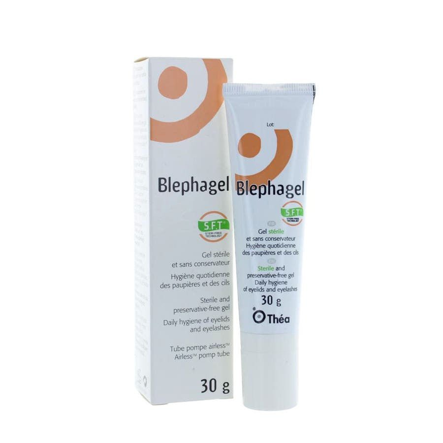 Thea Blephagel Sft Technology Steril Gel Eyelids Eyelashes 30g (1.05 oz ...